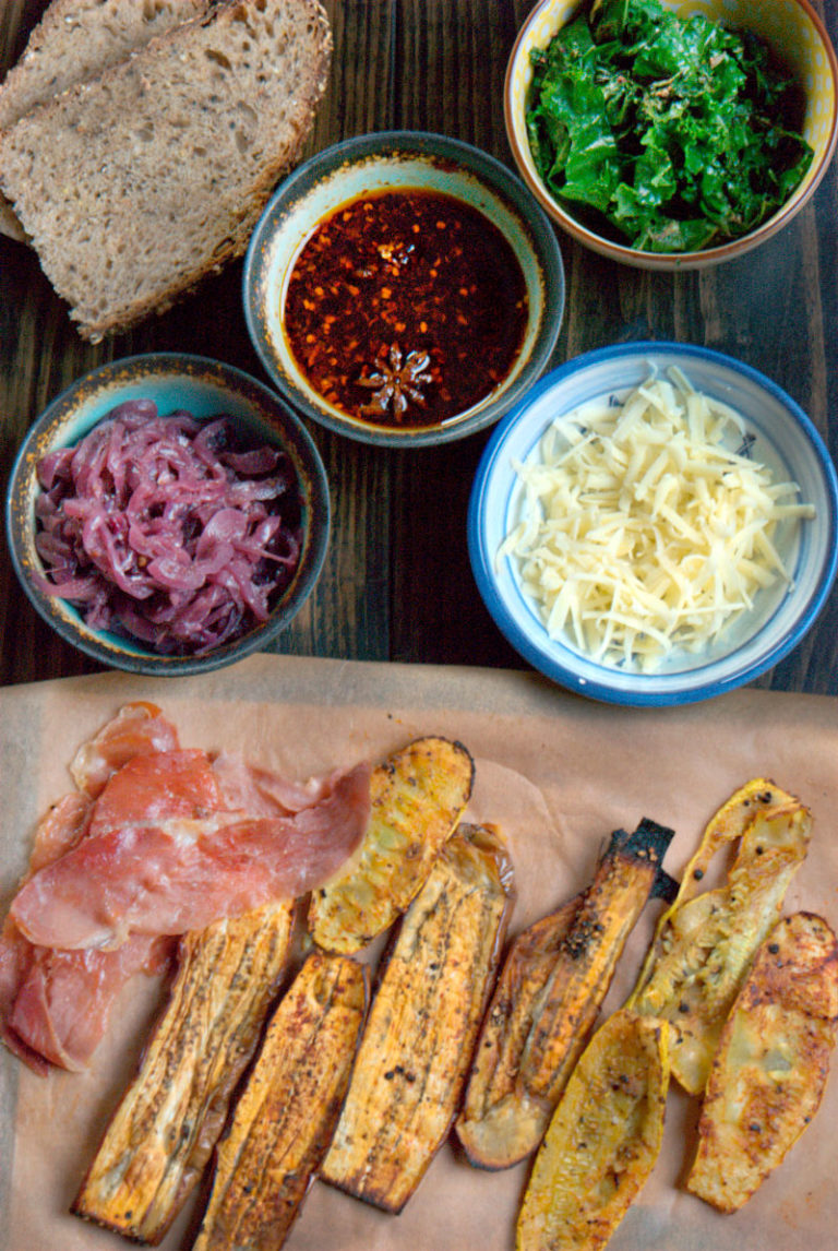 Vegetable and Crispy Prosciutto Panini - WILD GREENS & SARDINES