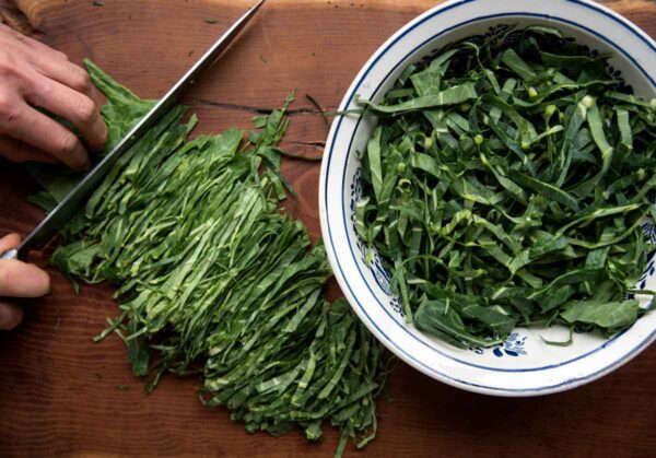 Indonesian-Style Collard Greens - WILD GREENS & SARDINES